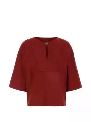 Max Mara Sospiro V-neck Tunic Top