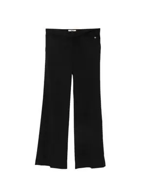 ANIYE BY Tailored Trousers With Logo Plaque - Black
