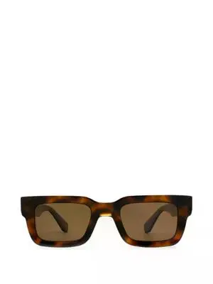 Chimi Tortoiseshell-effect Square-frame Sunglasses - Brown