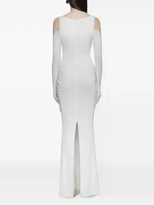 CHATS BY C.DAM Jesse Gathered Draping Sleeveless Maxi Dress
