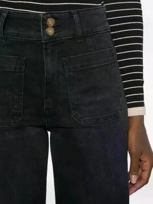 Seafarer Patch-pocket Wide-leg Jeans