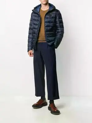 BLAUER. Hooded Puffer Jacket - Blue