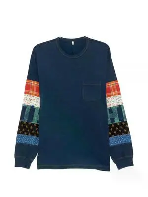 KHOKI Patchwork Long-sleeve T-shirt