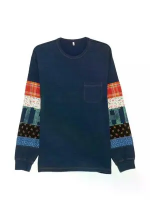 KHOKI Patchwork Long-sleeve T-shirt
