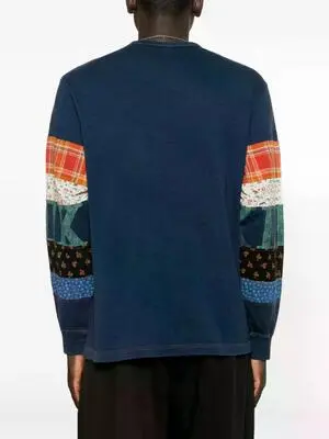 KHOKI Patchwork Long-sleeve T-shirt