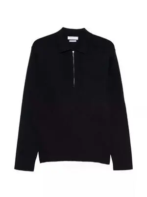 DANIELE FIESOLI Zip-fastening Chest-pocket Polo Shirt - Blue