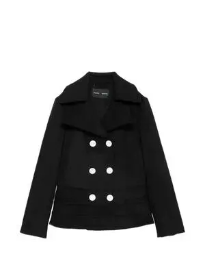 Proenza Schouler Double-breasted Peplum Coat