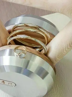 Monica Rich Kosann 18k Yellow Polished Hinged Cuff Bracelet