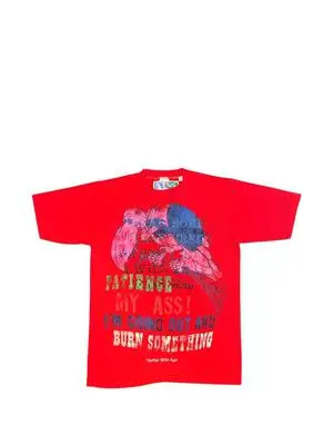 BETTER WITH AGE Graphic-print T-shirt - Red