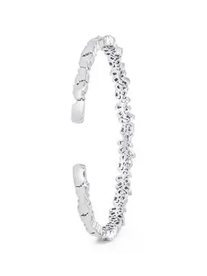SUZANNE KALAN Sparkler Diamond Bangle Bracelet - Silver