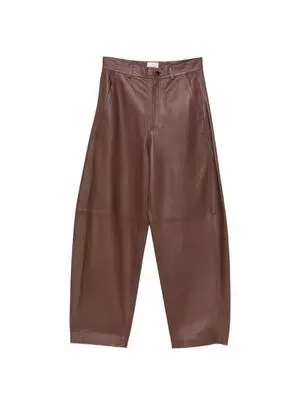 ALYSI Leather Trousers