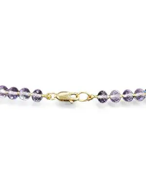 MADISON Beaded Amethyst Necklace - Gold