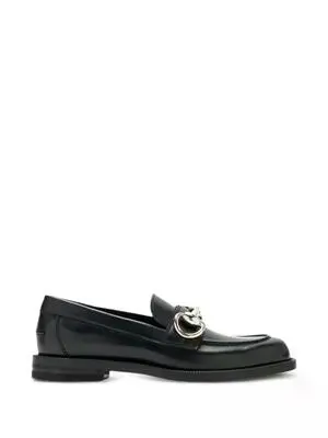 Gucci Calf Skin Flat Shoes - Black