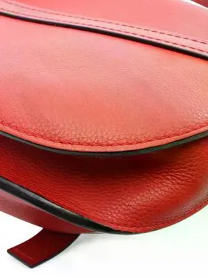 Loewe 2010-2026 Small Leather Gate Crossbody Bag - Red