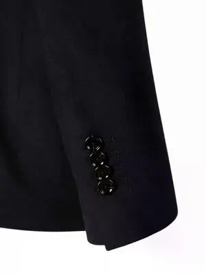 LARDINI Flower-lapel Single-breasted Blazer