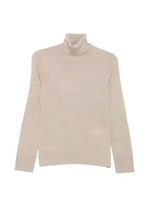 Sportmax Roll-neck Knit With Elbow Patches