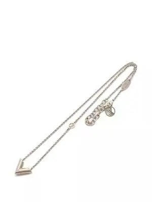Louis Vuitton Silver Tone Necklaces