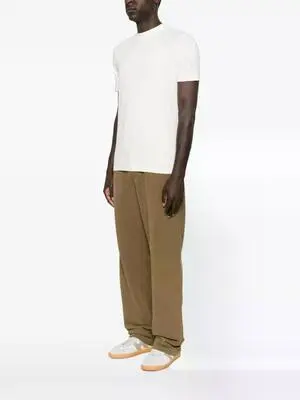 Karl Lagerfeld Logo-print Crew-neck T-shirt - Neutrals