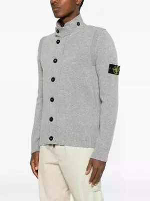 Stone Island 5100047 Lambswool Sweater - Grey