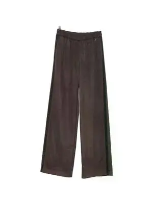 Herno Elasticated-waistband Wide-leg Trousers - Brown