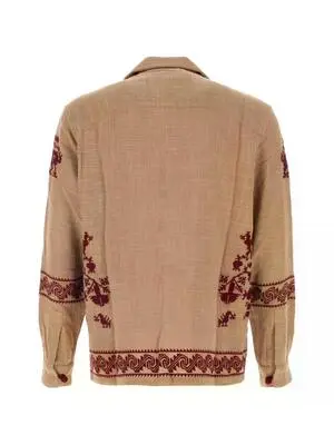 BAZISZT Tulum Embroidered Cotton Shirt