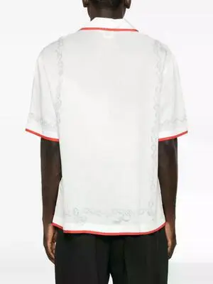 Jacquemus Chain-print Short-sleeve Shirt