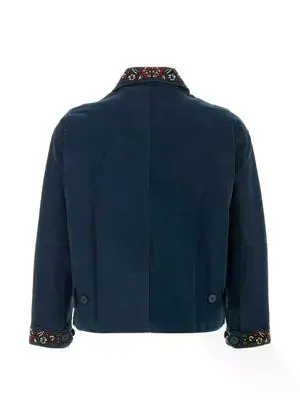 FOUND Horse Equine Embroidered Shirt Jacket
