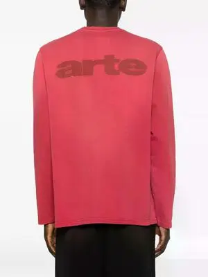 ARTE ANTWERP Logo-print Long-sleeve Top