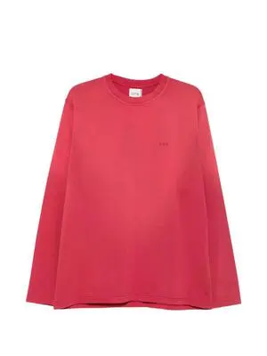 ARTE ANTWERP Logo-print Long-sleeve Top - Red