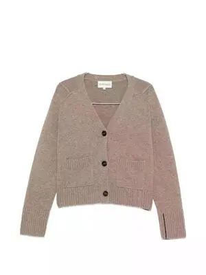 Eric Bompard Patch-pocket V-neck Cardigan - Neutrals