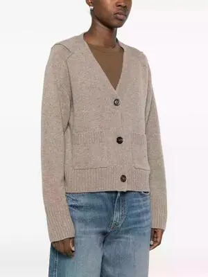 Eric Bompard Patch-pocket V-neck Cardigan