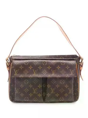 LOUIS VUITTON 2004 Monogram Viva Cite Gm Shoulder Bag - Brown