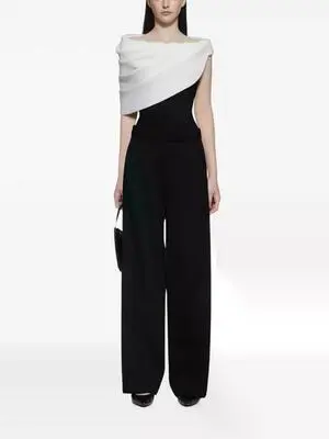 CHATS BY C.DAM Lidia Off-shoulder Draped Bodysuit