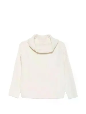 Loulou De Saison Sibyl Cowl-neck Sweater - Neutrals