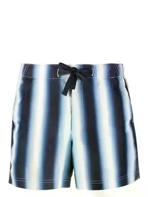 Orlebar Brown Vertical Stripe Swim Shorts - Blue