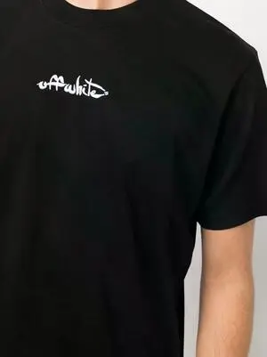 Off-White Logo-print Organic Cotton T-shirt