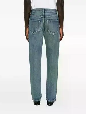 THE ROW Moe Faded Straight-leg Jeans