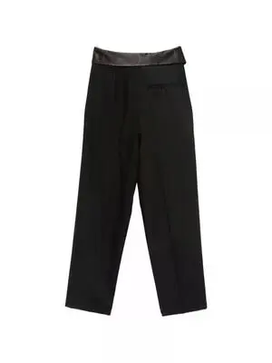 ALYSI Satin-waistband Trousers