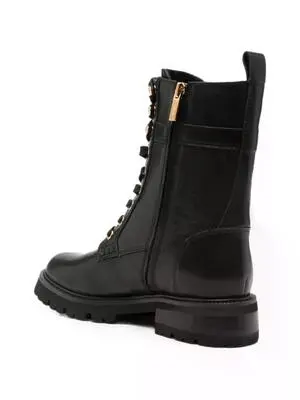 TWINSET Lace-up Logo-plaque Boots