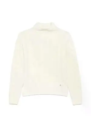 Herno Cable-knit Roll-neck Sweater - Neutrals