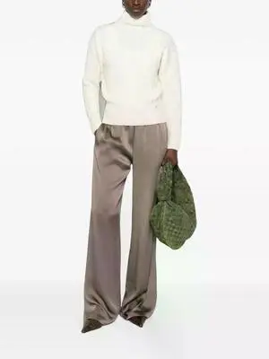 Herno Cable-knit Roll-neck Sweater