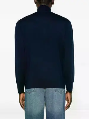 LANEUS Roll-neck Wool Sweater
