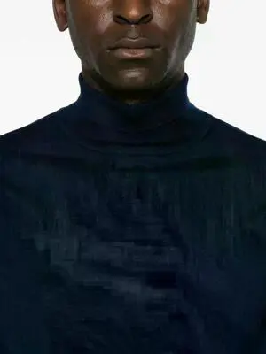 LANEUS Roll-neck Wool Sweater