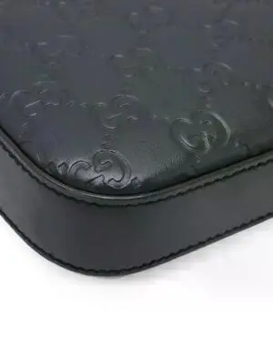 Gucci Embossed Leather Crossbody Bag