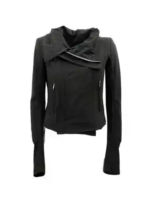 Rick Owens Asymmetric-zip Funnel-neck Jacket