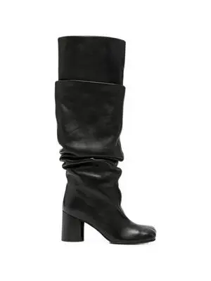 POEVE Square-toe Boots - Black