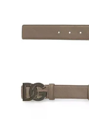 Dolce & Gabbana Dg-logo Leather Belt