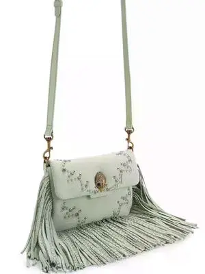 Kurt Geiger Oxford Fringe Shoulder Bag - Green