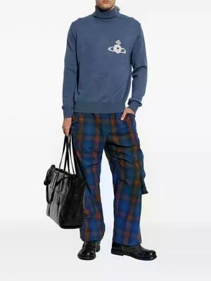 VIVIENNE WESTWOOD Orb Intarsia Roll-neck Sweater