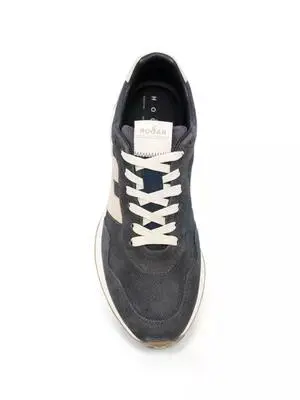 Hogan Logo-patch Panelled Sneakers